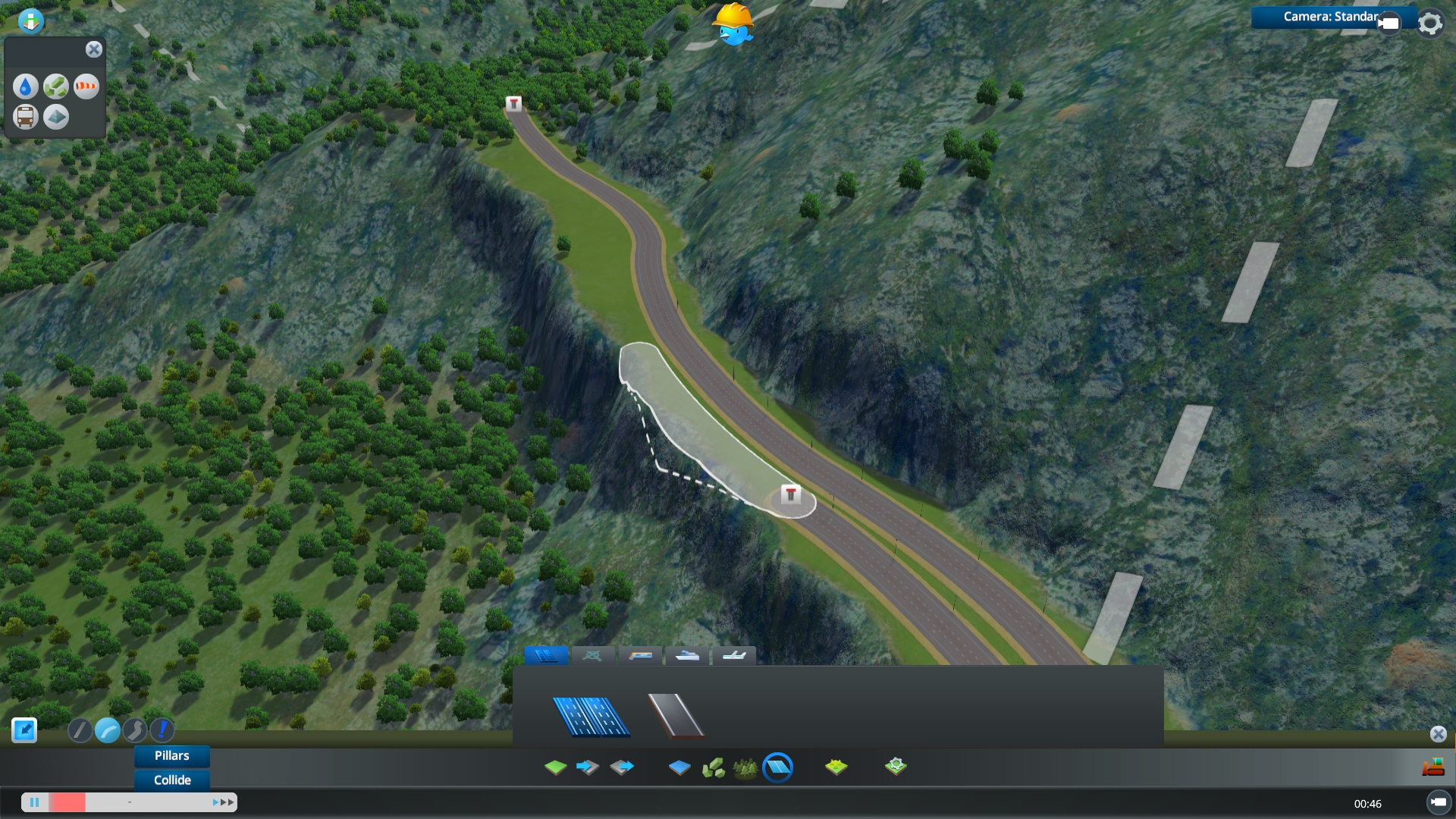 How to Properly Set Roads without Gaps on Hills? - Cities: Skylines ...
